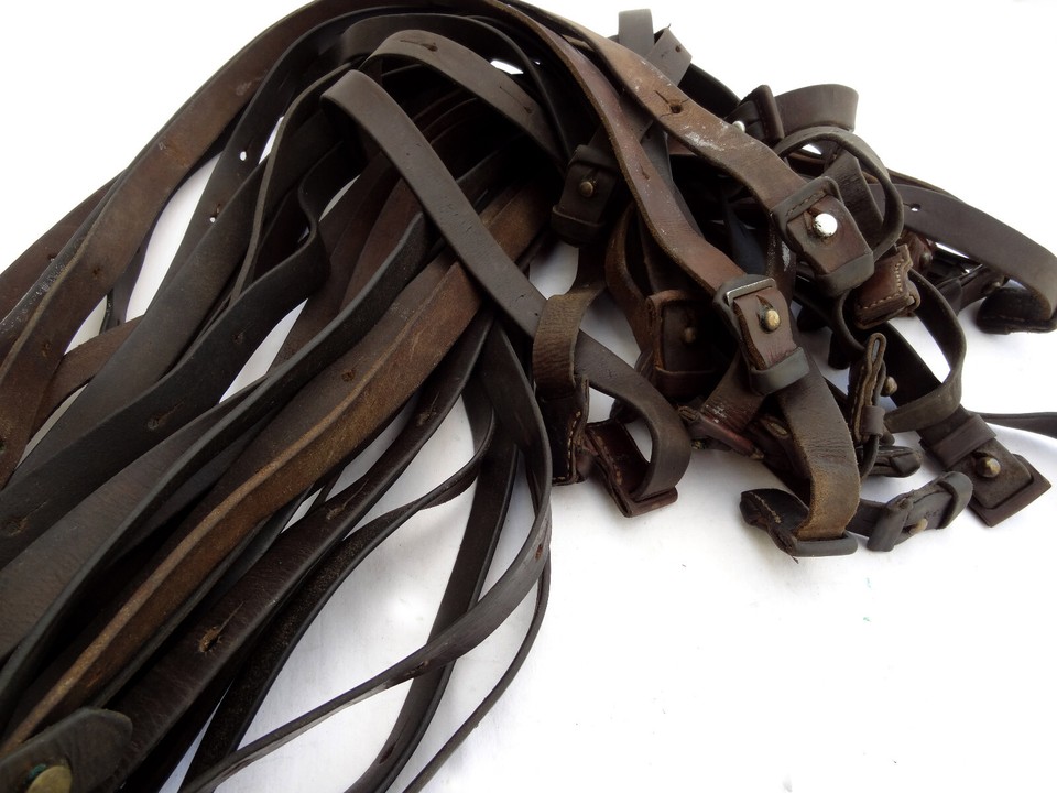 Yugoslavian MAUSER 48 Brown Leather Sling for M48, M24 & GERMAN 98 ...