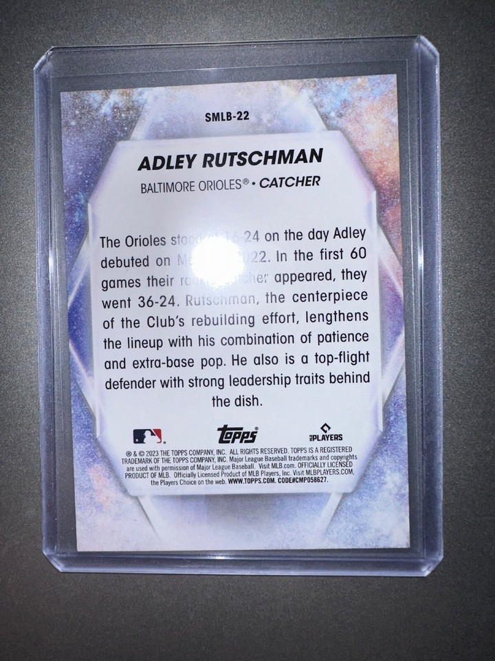 Adley Rutschman 2023 Topps Stars of the MLB Rookie Card RC #SMLB-22 ...