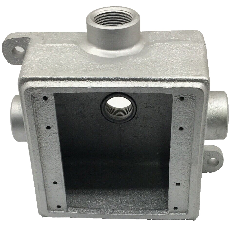 FDAT22 CROUSE HINDS 3/4-INCH CAST IRON CONDULET T-STYLE WITH ONE HUB ...