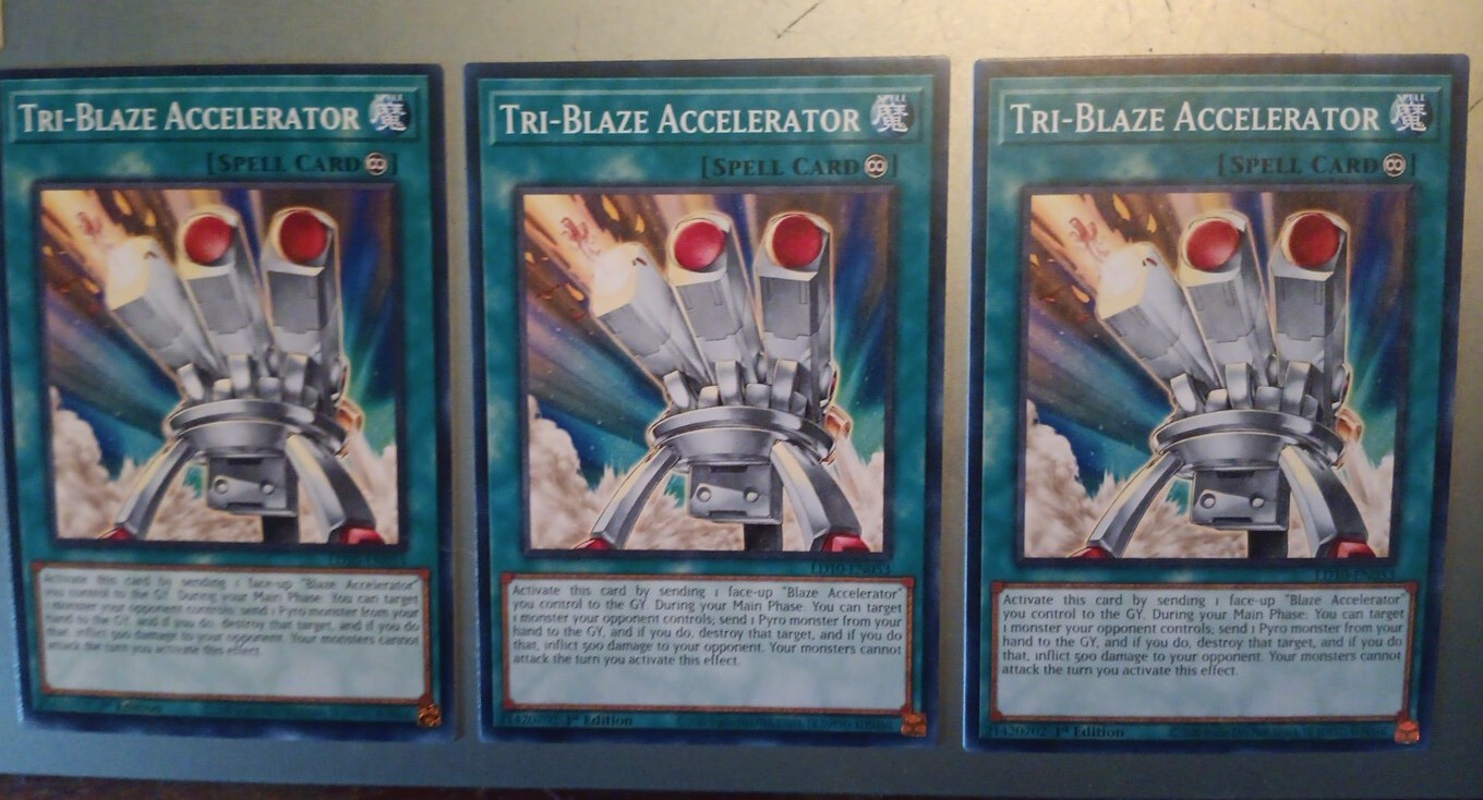 x3 Tri-Blaze Accelerator - LD10-EN053 - Common - 1st Edition Yu-Gi-Oh ...