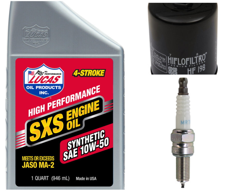 2014-2021 Polaris RZR XP 1000 Lucas NGK Oil Change Filter Tune Up Kit ...
