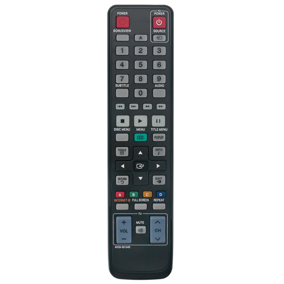 Remote Replace for Samsung Blu-ray BD-C5300 BD-5500C BD-C5900 BD-C7509 ...