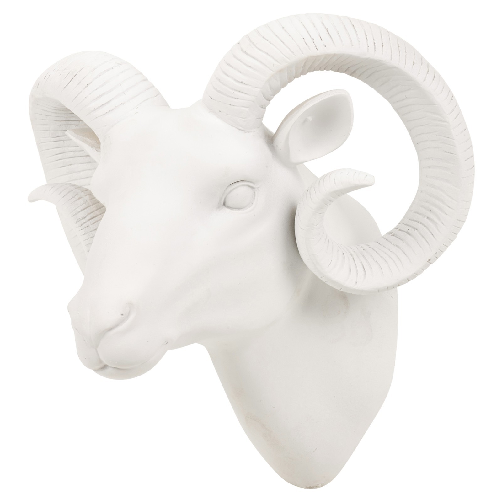 Wall Mounted Reindeer Head Decoration Stag Ornament Deer Antler Trophy ...