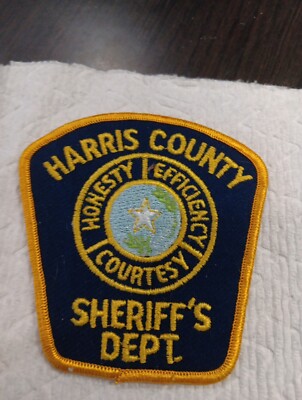 Harris County Texas Sheriff Department Patch | eBay