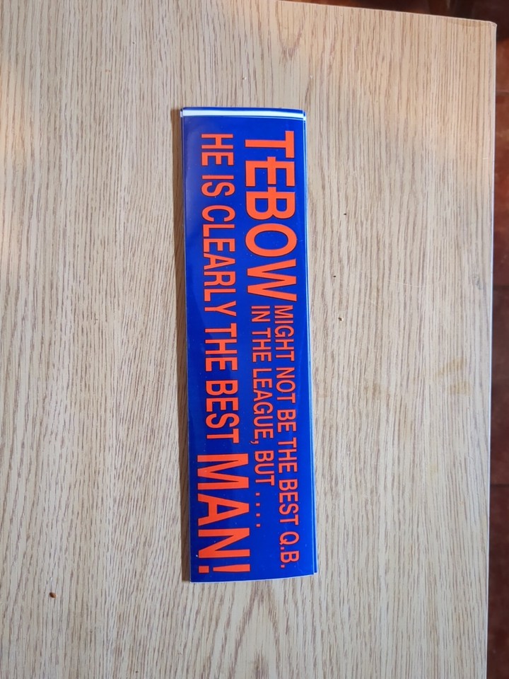 Tim Tebow bumper sticker $ 5.00 Each | eBay