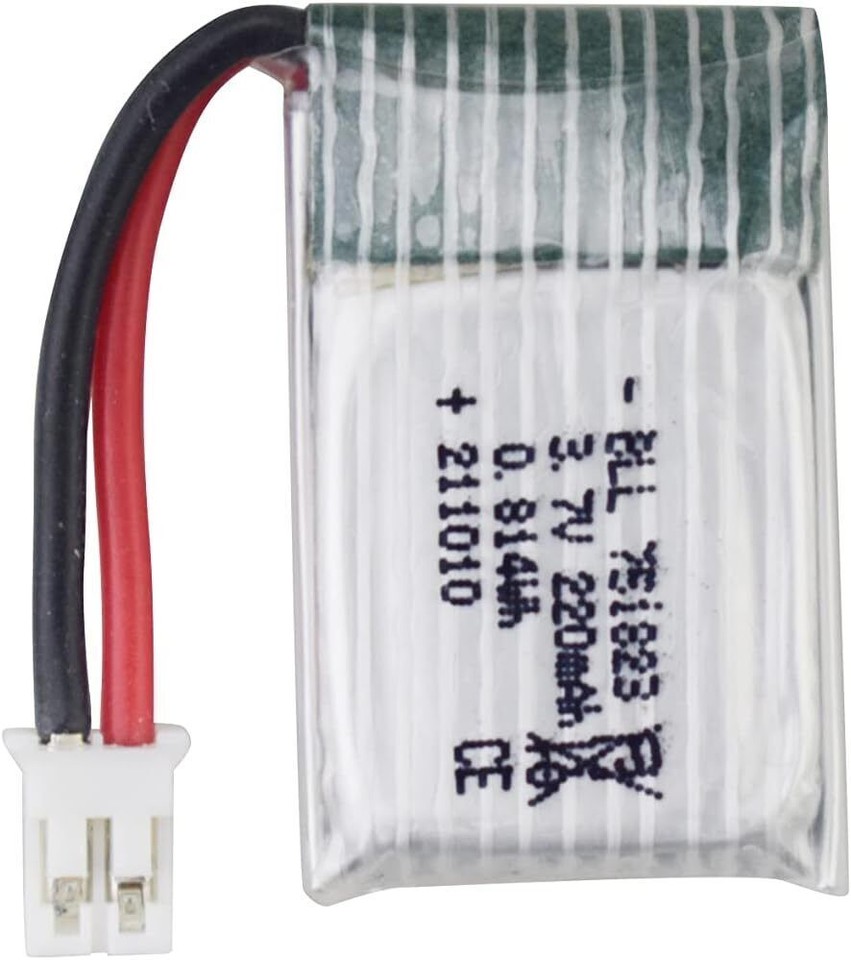 5PCS 3.7V 220mAh Li Po Battery with 5 in 1 Charger for E010 E010C E011 ...