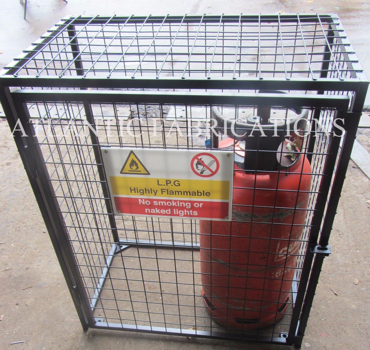 2 x Propane 19kg Gas cage -Bottle cylinder storage 870h x 750w x 380d ...