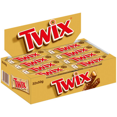 Twix Bar Cookie with Caramel Wrapped in Chocolate 50g 32 Pack | eBay