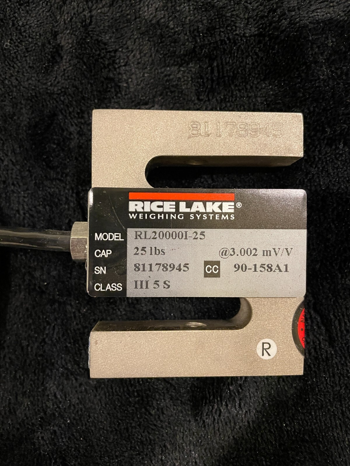 Rice Lake Weighing Systems Load Cell Class III 5s Rl20000i-50 for sale ...