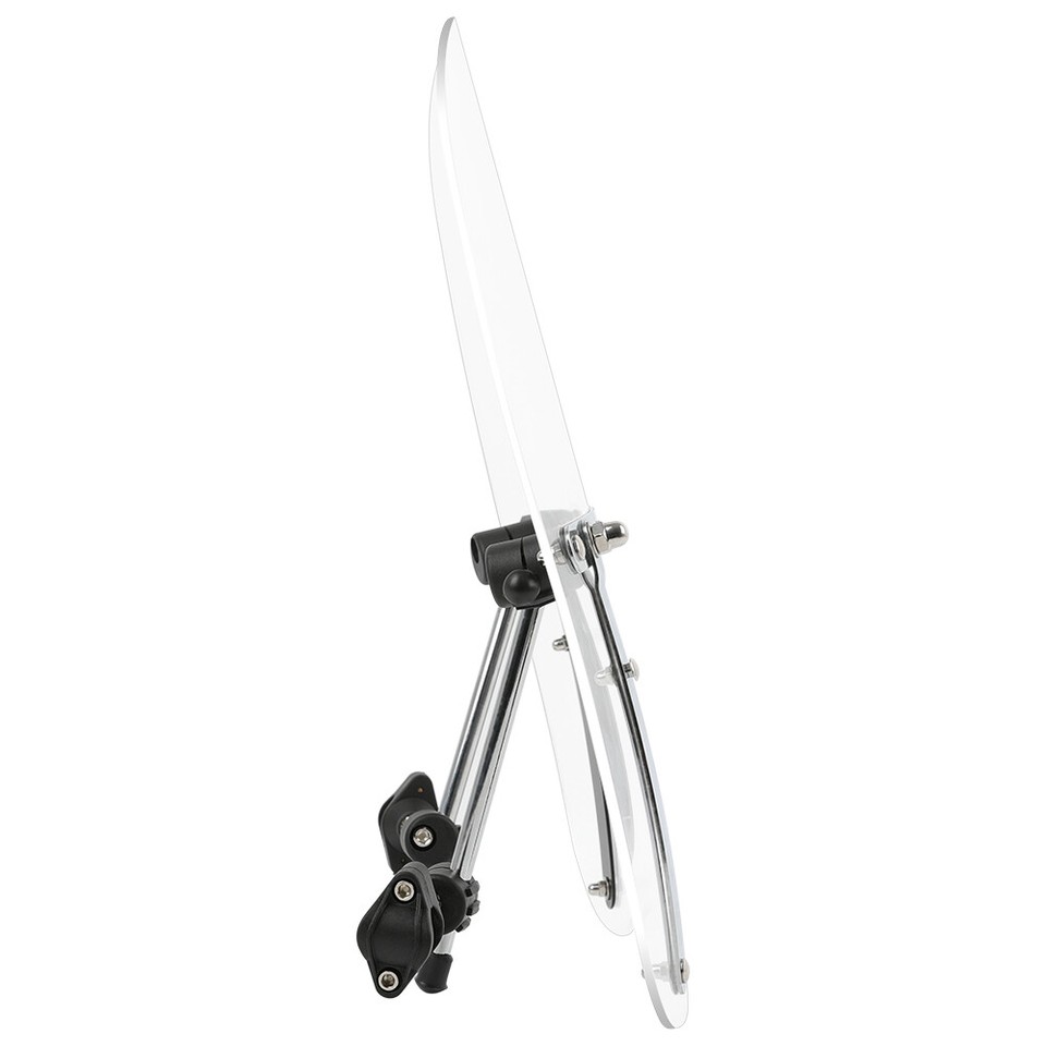 18"x16" Motorcycle Clear Clamps Windshield For Honda Shadow VLX 600 ...