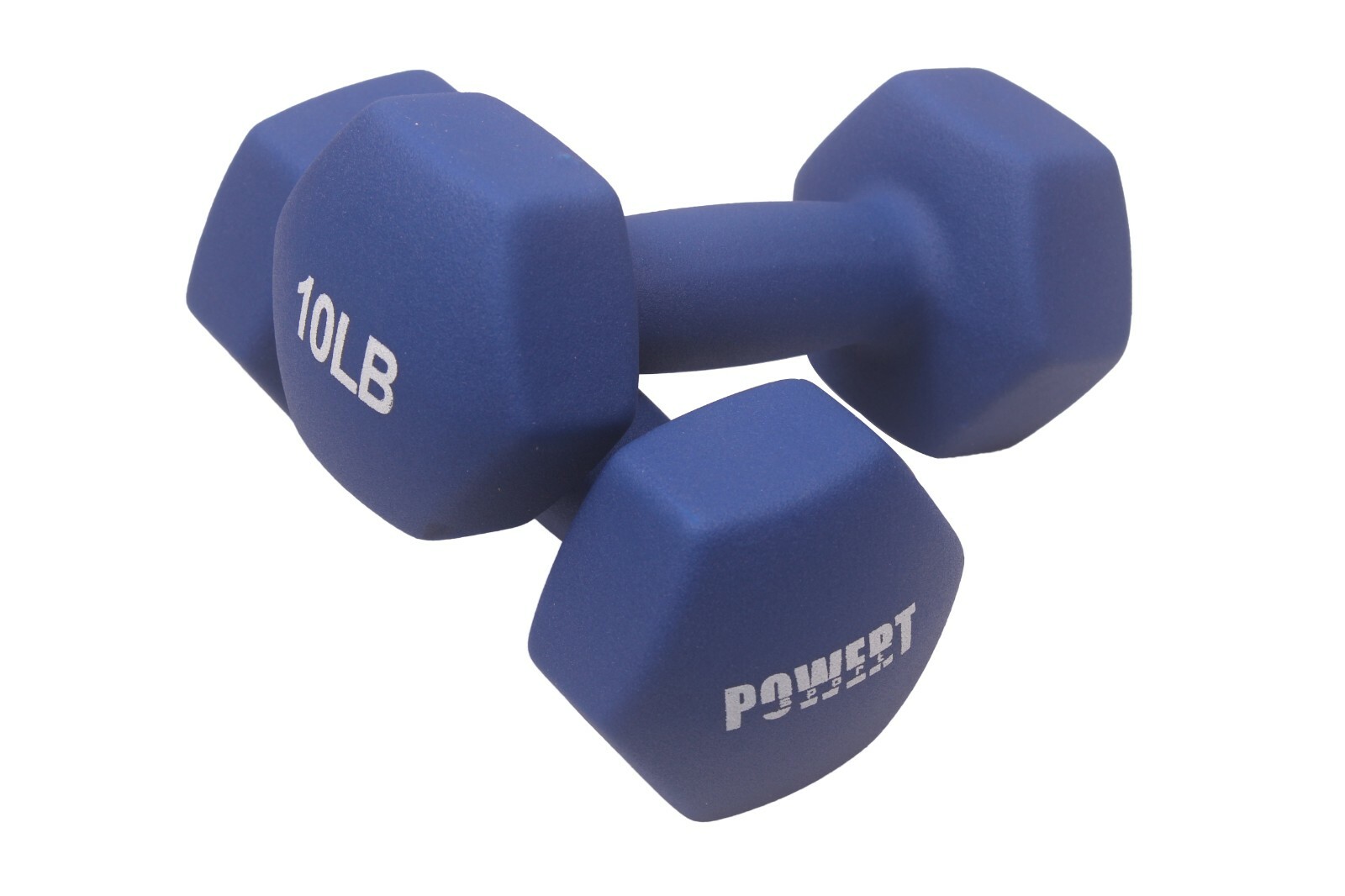 POWERT HEX Neoprene Coated Colorful Dumbbell Weight Lifting Training ...