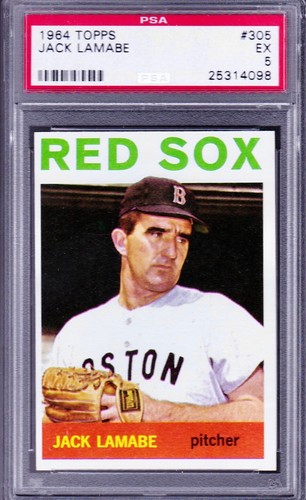 1964 Topps Jack Lamabe #305 Card Graded Psa 5 Ex | eBay