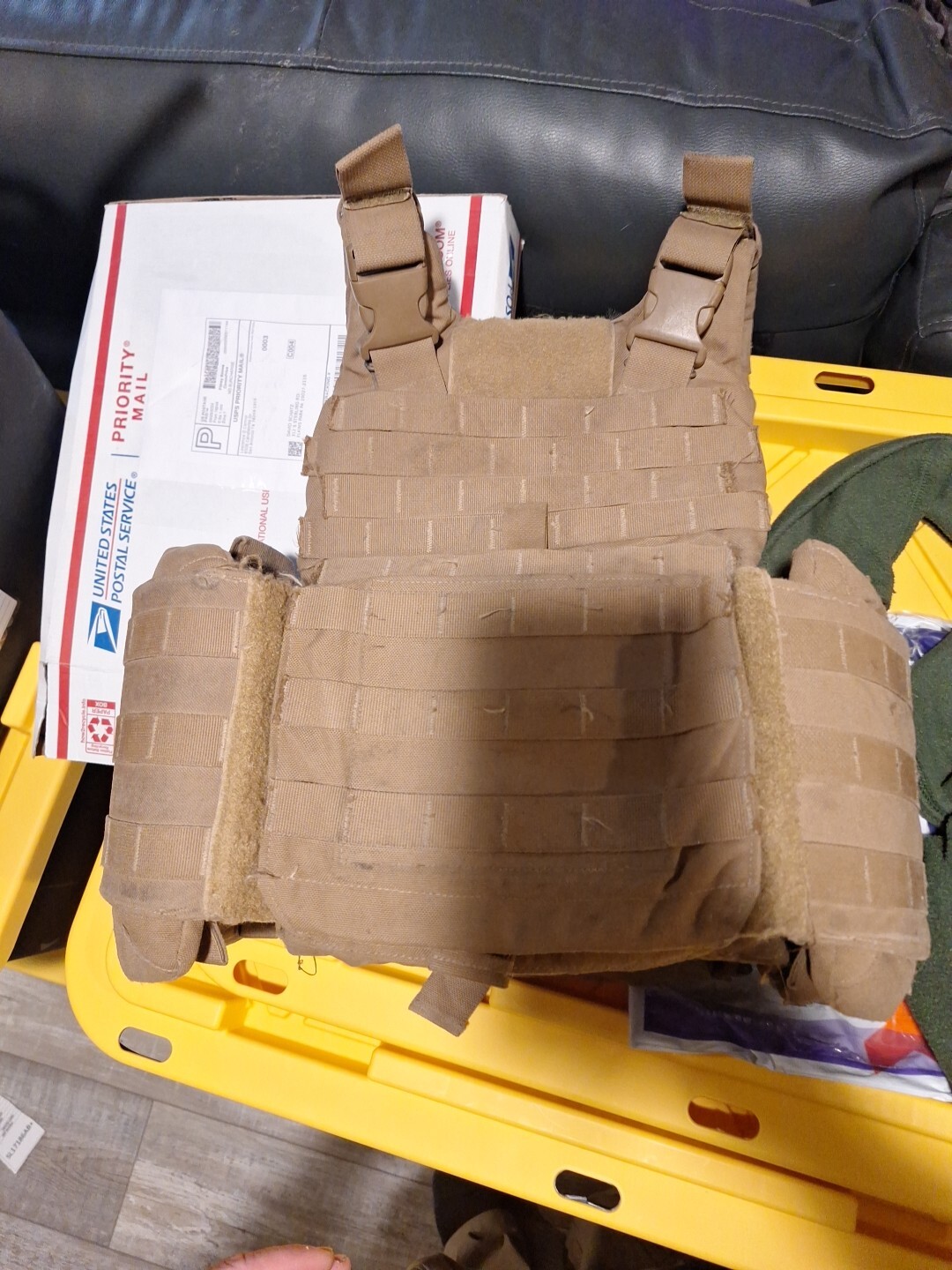 USMC Gen 2 IMTV PC Plate Carrier Coyote Small with Soft inserts, side ...