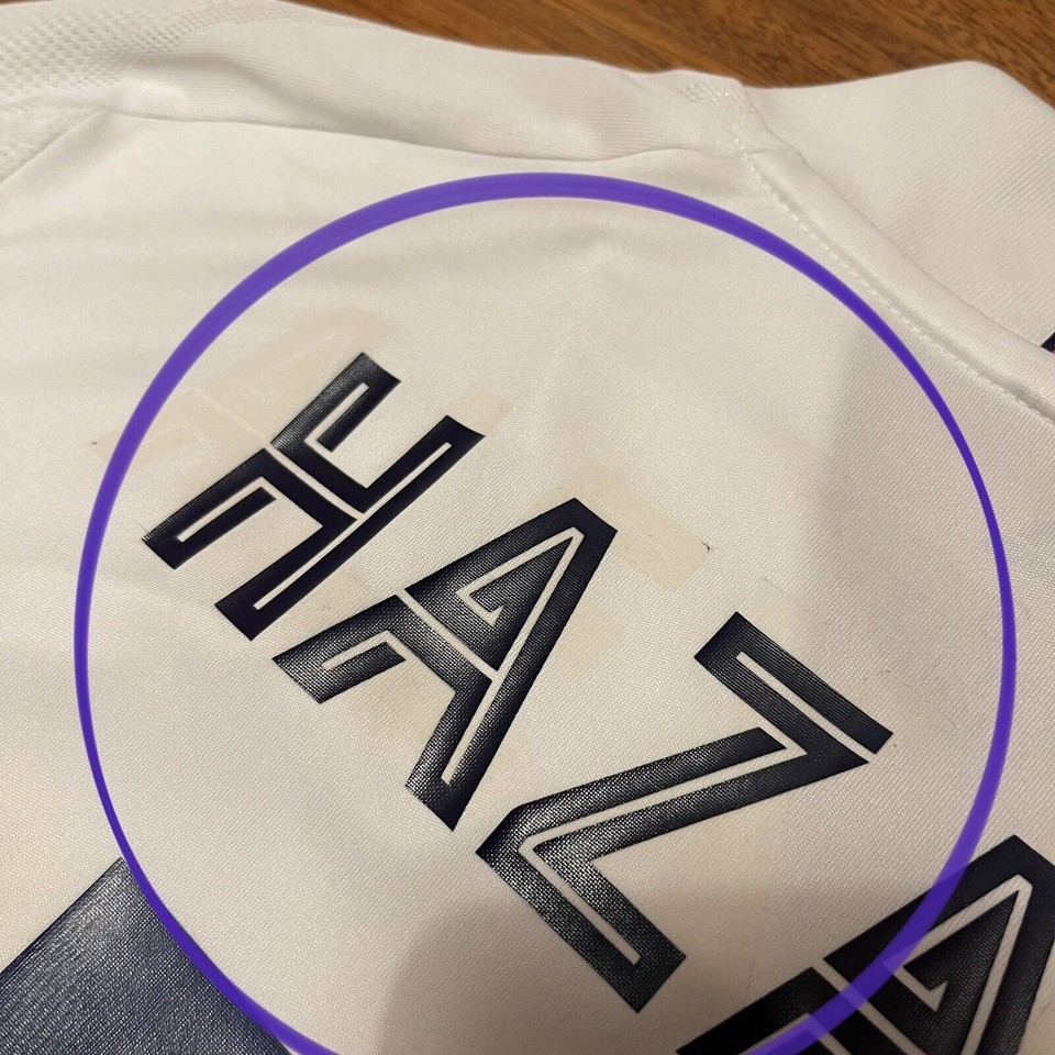 REAL MADRID ADIDAS 2020/2021 FOOTBALL HOME JERSEY #7 HAZARD SIZE “S ...