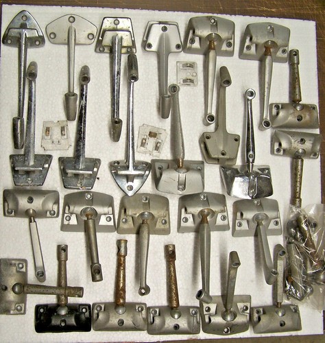 VINTAGE MOPAR REAR VIEW MIRROR MOUNT LOT CHRYSLER DODGE PLYMOUTH A B C ...