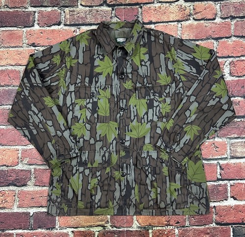 Vintage SAFTBAK TreBark Camo Jacket USA Field Combat Hunting Camouflage ...