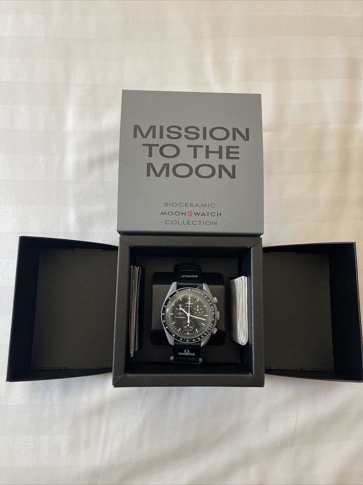 Omega MoonSwatch Mission to the Moon -UNWORN AUTHENTIC Brand New w/ Box ...
