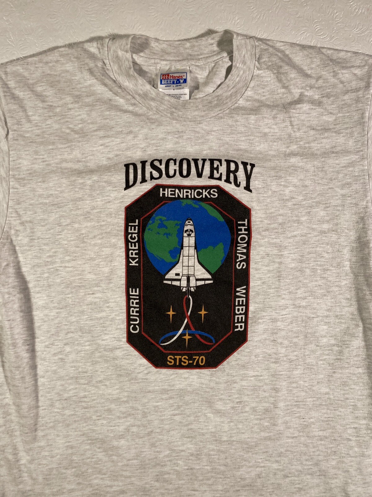 Vintage Discovery STS-70 NASA Space Shuttle T Shirt S… - Gem