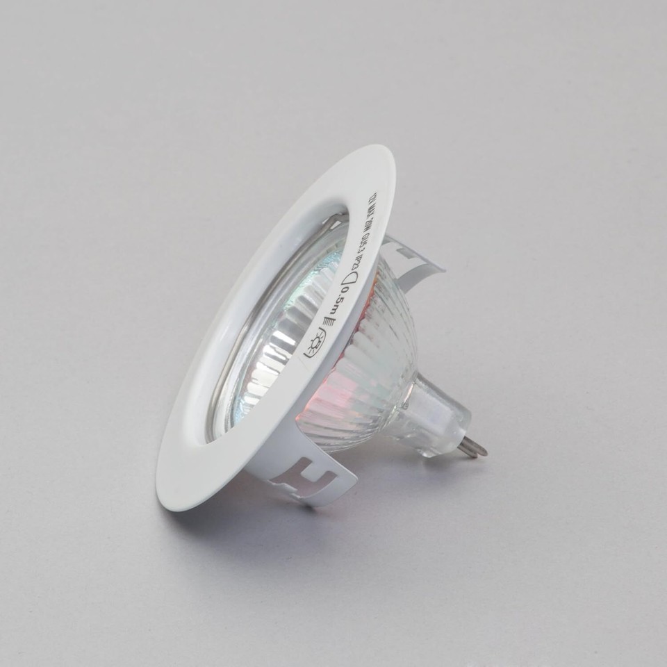 Litecraft Recessed Downlights GU5.3 Fixed Spotlight in White - 3 Pack ...