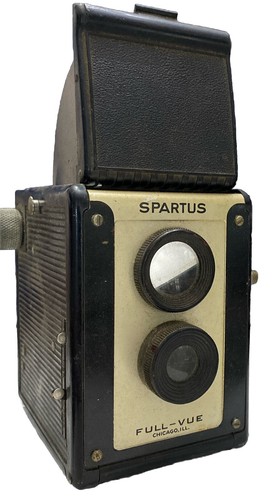 Spartus Full-Vue Bakelite USA 1948-1960 Box Camera - Top View Rare ...