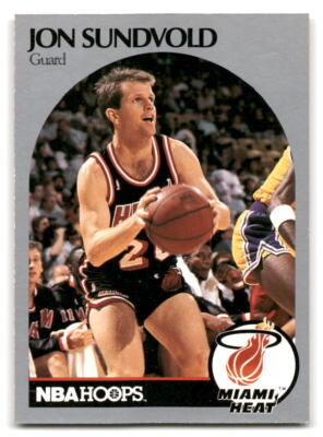 Jon Sundvold 1990 Hoops BASKETBALL #172a Miami Heat | eBay
