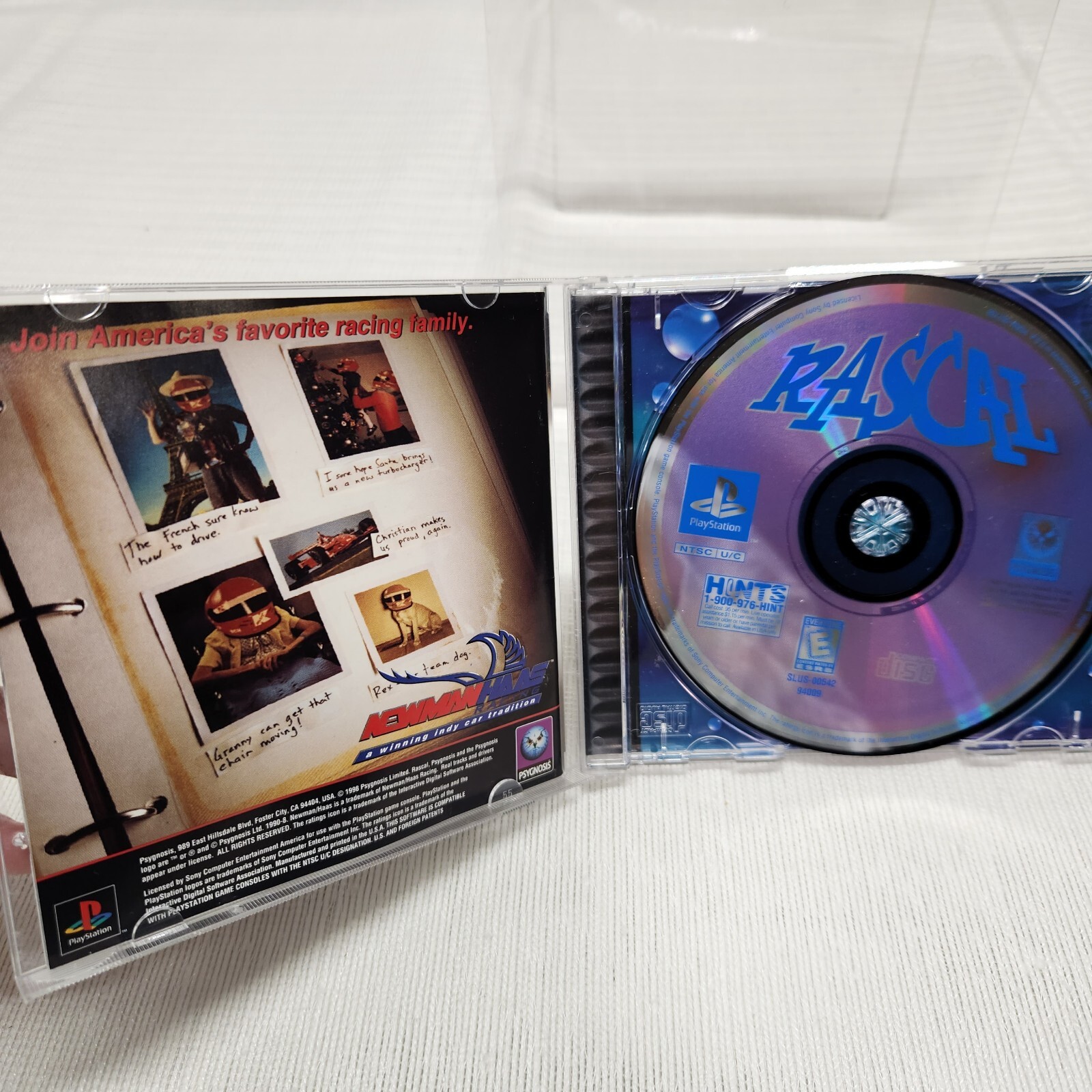 Rascal Sony PlayStation 1 PS1 Black Label Complete CIB Manual Tested ...