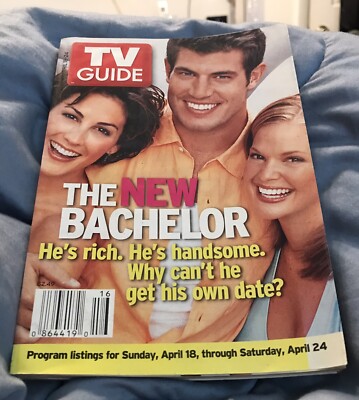 TV Guide Magazine - April 18-24, 2004 - Bachelor, Sopranos Central Pa ...
