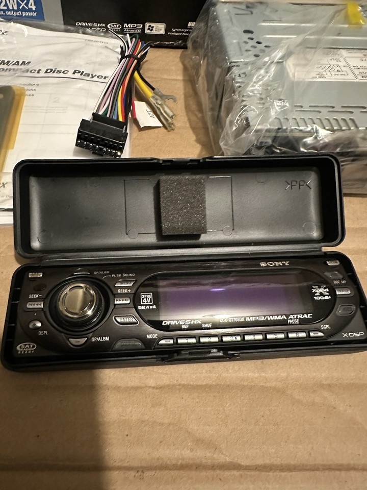 Sony CDX-GT705DX Car CD Radio, Brand New, Never Used | eBay