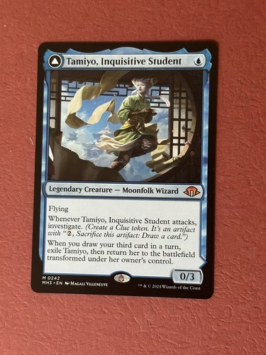 Tamiyo, Inquisitive Student / Tamiyo, Seasoned Scholar - MTG MH3 M/NM ...