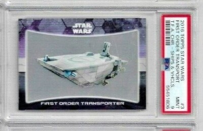 2016 Topps Star Wars First Order Transport PSA 9 | eBay