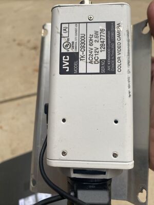 JVC Color Digital Video SECURITY CAMERA W/ Lens Cap & Cords TK-C9300U ...