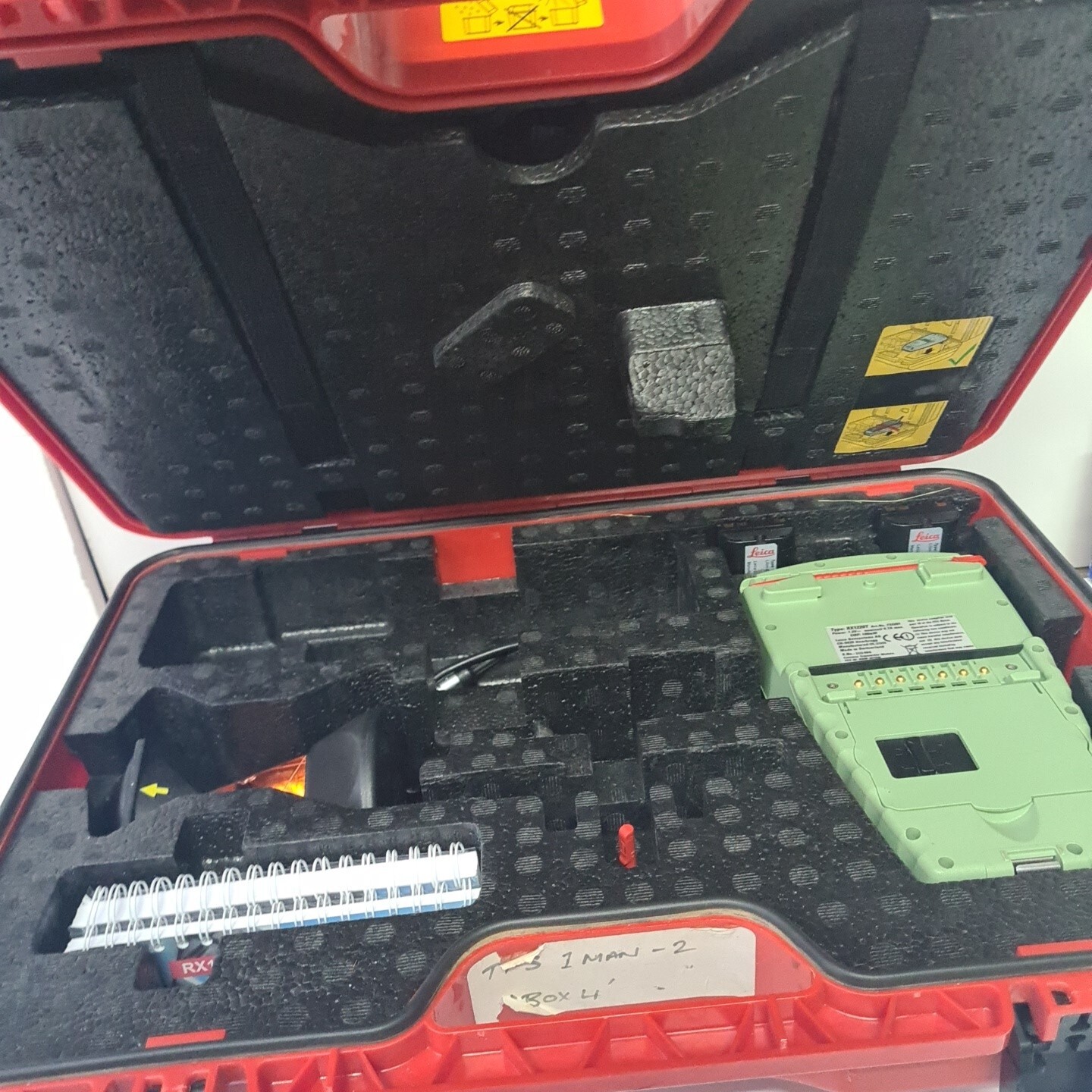 Leica RX1220T controller , Leica GRZ4 Reflector , batteries And Case | eBay