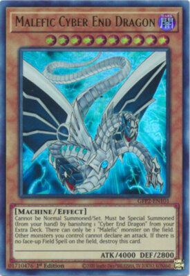 Yugioh! Malefic Cyber End Dragon - GFP2-EN101 - Ultra Rare - 1st ...