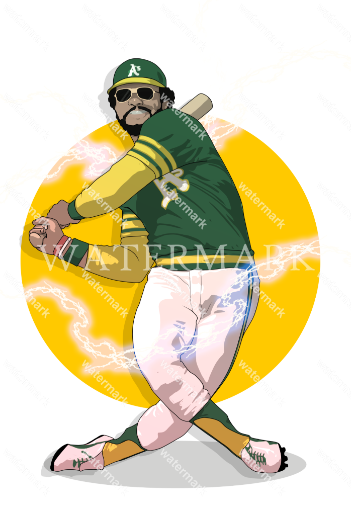 ES502 Reggie Jackson Oakland As Athletics Swing 8x10 11x14 16x20 Comic ...