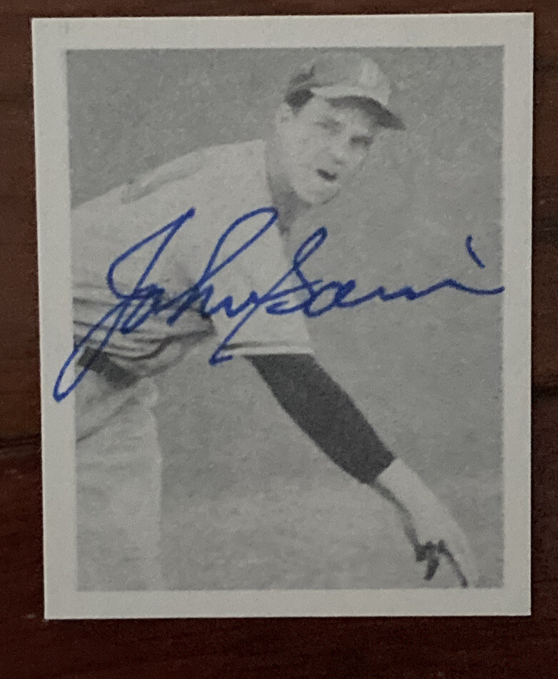 Johnny Sain Signed Baseball Card Jsa Reprint Bowman Card | eBay