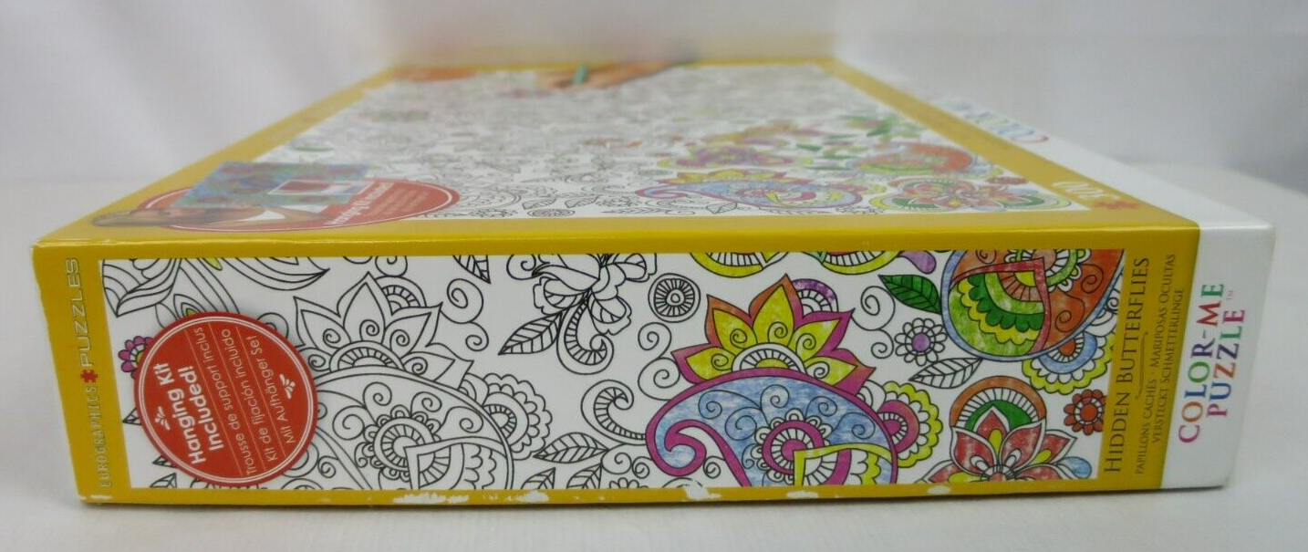 Eurographics Color Me Puzzle Hidden Butterflies 300 PC OO for sale ...