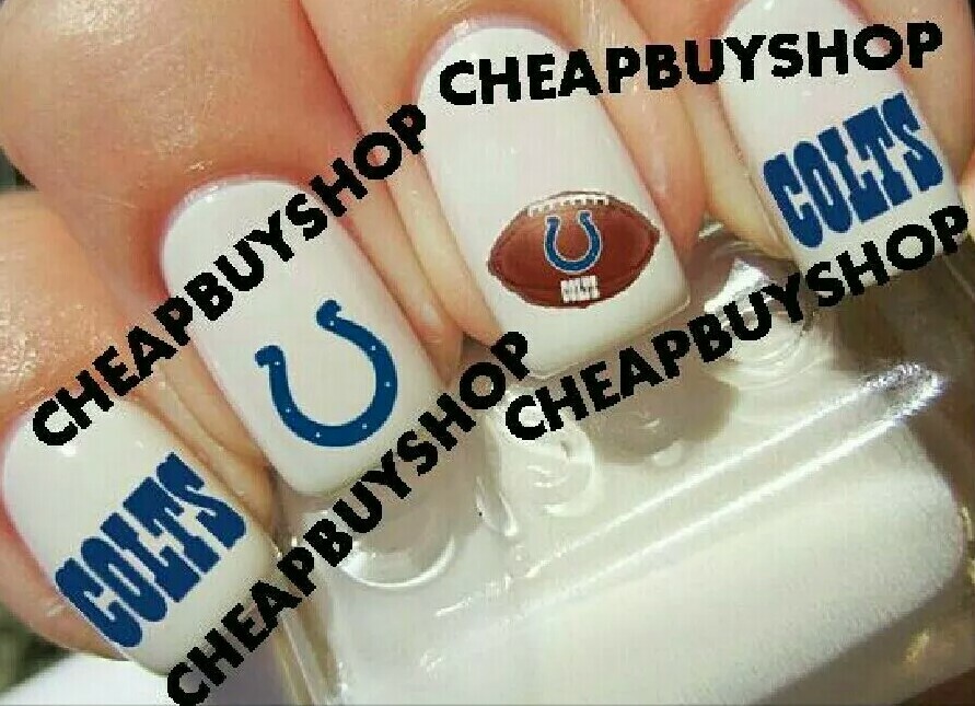 INDIANAPOLIS COLTS FOOTBALL TEAM》Nail Art Decals | eBay