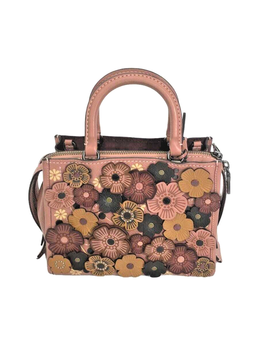 COACH Rogue 25 with Tea Rose Applique Glovetanned Lea… - Gem