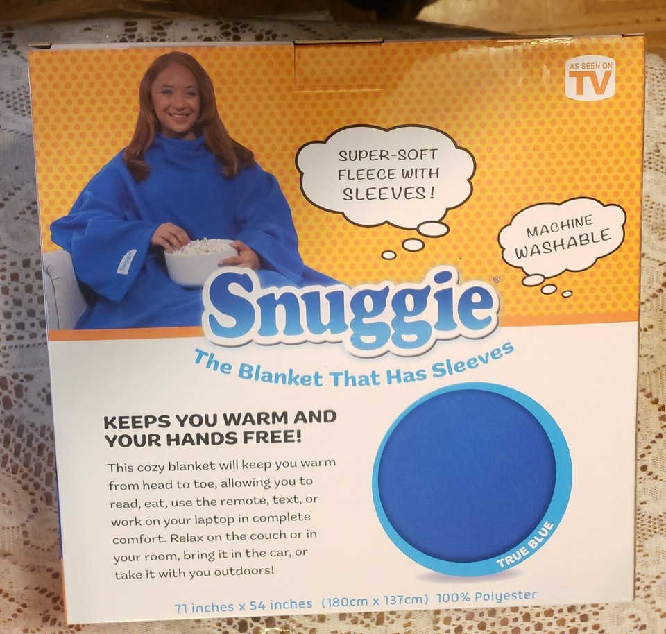 Snuggie- The Original Wearable Blanket That Has Sleeves Warm Cozy Super ...