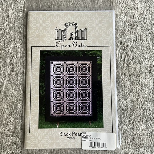 Open Gate Quilts Black Pearl Quilt Pattern New Uncut | eBay
