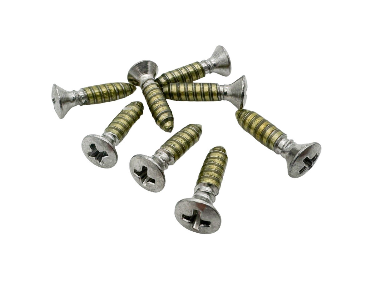 (Set/8) Door Sill Scuff Plate Screws Fasteners For 1967-1981 Chevy ...