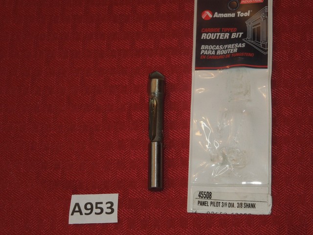 Amana 45508 Router Bit Carbide Tipped Panel Pilot Concave for sale ...
