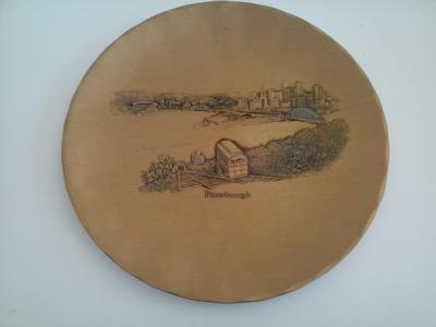 Wendell August Forge Solid Bronze Pittsburgh Plate Handmade Vintage | eBay