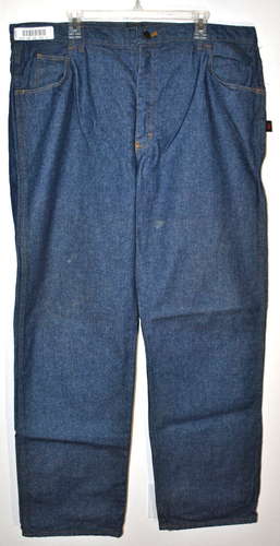 UniFirst Amorex FR Men’s Work Jeans Blue Denim Size 42X34 New with Tag ...