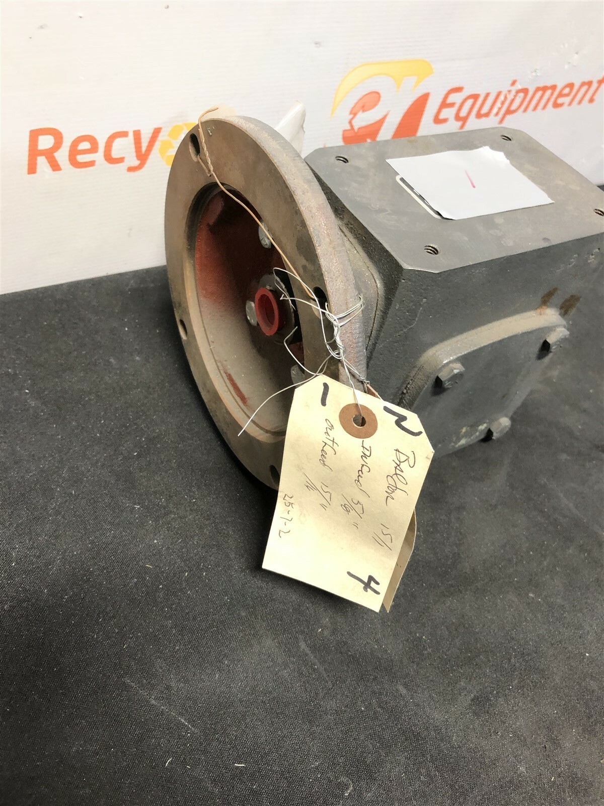 Baldor+Left+Angle+Gearbox+F-918-15-B5-G+Input+Hp+.976+O%2FP+Torque+448 ...