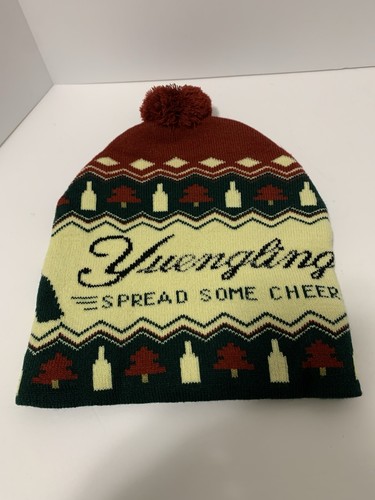 Yuengling Christmas Stocking Cap w/ Pom Pom "Spread Some Cheer" Hat ...