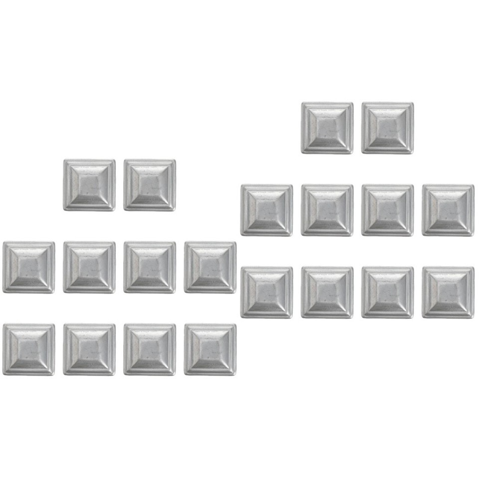 10 Pcs Square Iron Fence Post Caps 5 X 5 Cm Covers For Fence Post | eBay UK