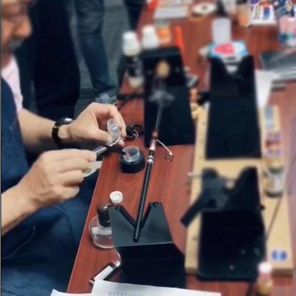 DIY fishing rod forming machine with detachable support rod dryer w ...