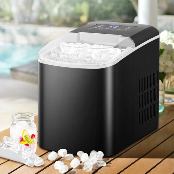 Antarctic Star 53Lbs/24H Portable Countertop Ice Maker Machine - Black ...