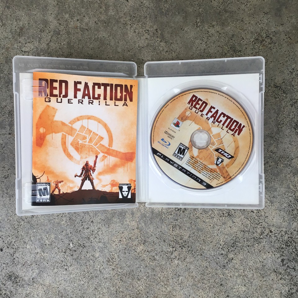 Red Faction: Guerrilla (Sony PlayStation 3, 2009) PS3 GAME COMPLETE w ...